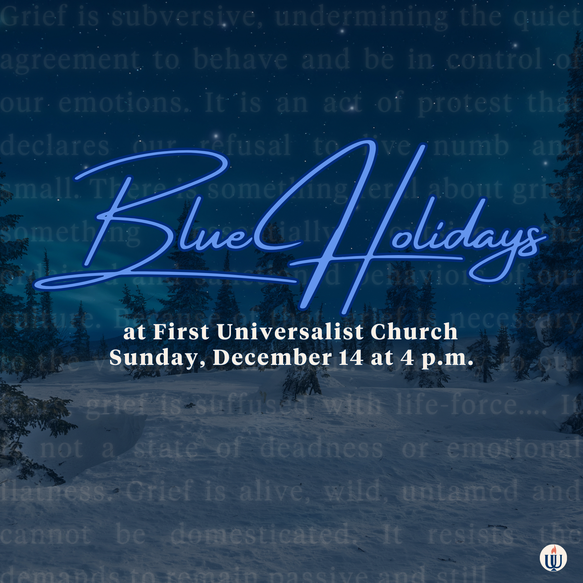 Winter Holidays - First Universalist Church of Minneapolis